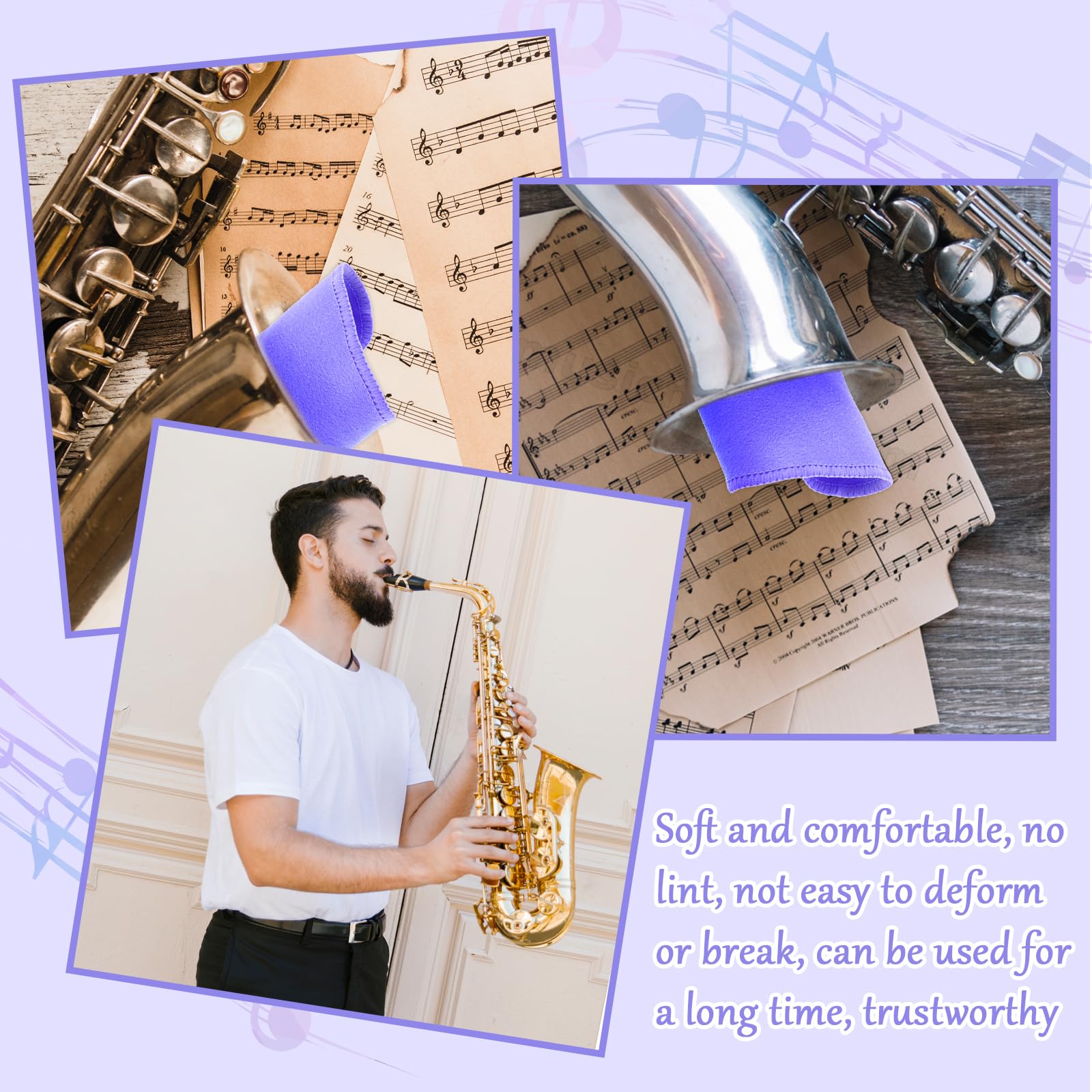 Snapklik.com : 3Pack Clarinet Cleaning Swab & Cloth Pull Through Swab ...