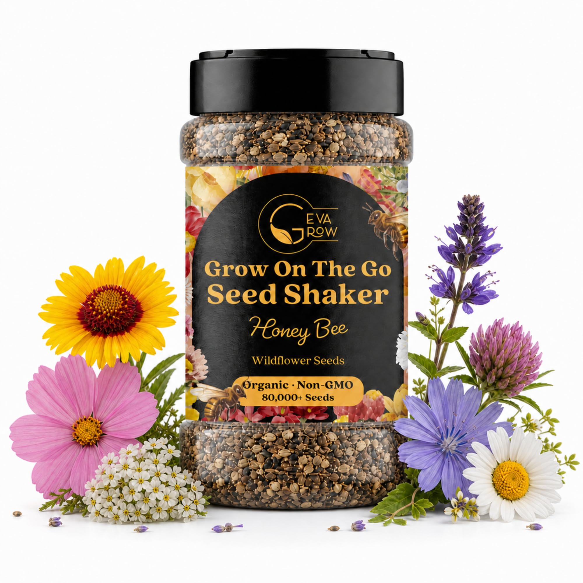 5 Best Flowers Attracting Bees | 90,000+ Seeds per Shaker
