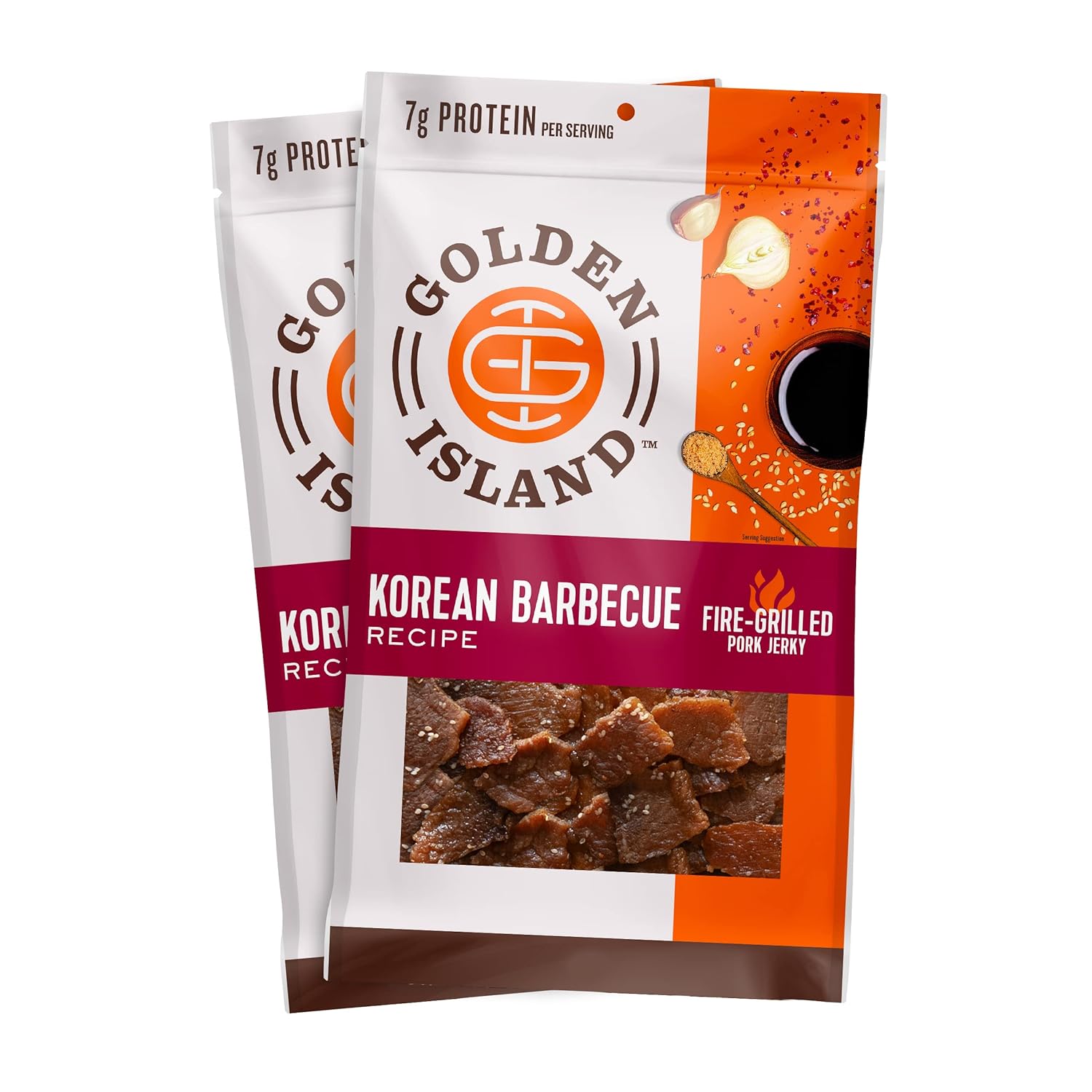 Amazon.com: Golden Island Pork Jerky Korean BBQ Flavored, Specialty ...