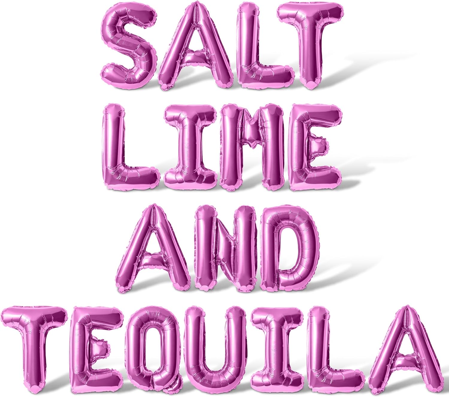 Amazon.com: Letter Balloons - SALT LIME AND TEQUILA 16" Inch Alphabet ...