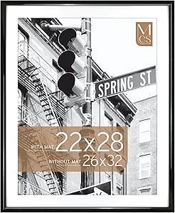 Amazon.com: MCS Trendsetter 26x32 Poster Frame, Display Pictures 22x28 ...
