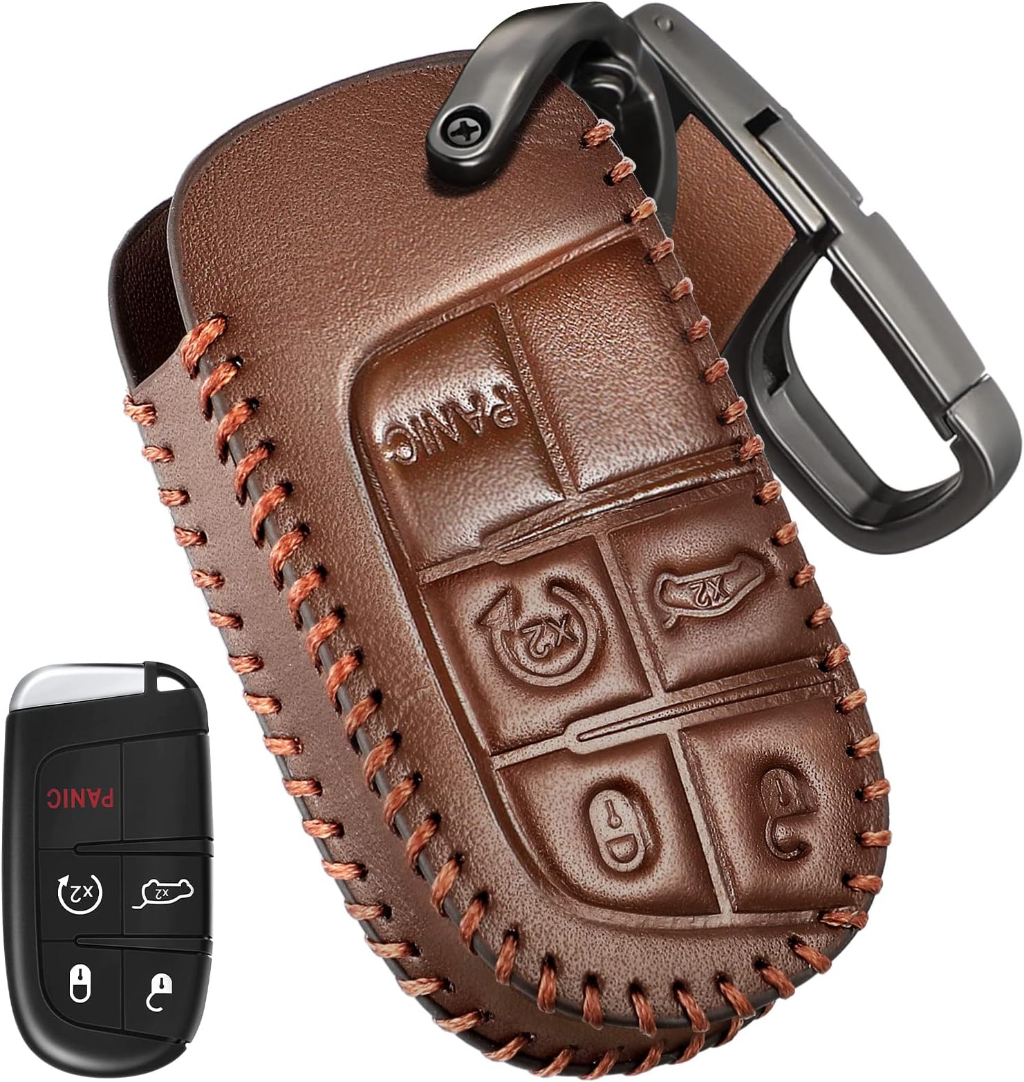 Amazon.com: REMOCH for Dodge Key Fob Cover with Keychain for Dodge ...