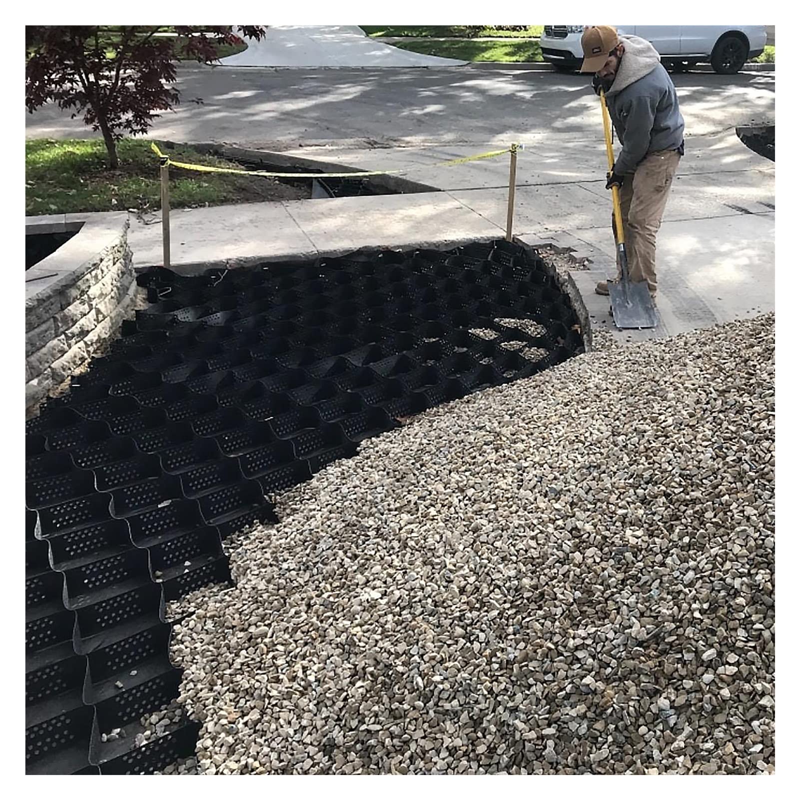 Buy ZMQL Geo Grid for Soil Stabilization, 4/5/6/7/8/9/10 M Long ...