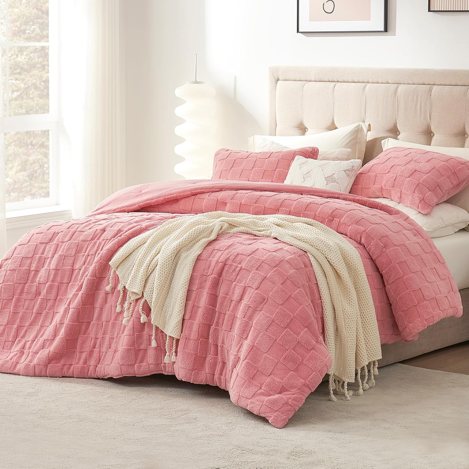 Amazon.com: Cozy Bliss Fluffy King Size Comforter Set - Ultra Soft ...