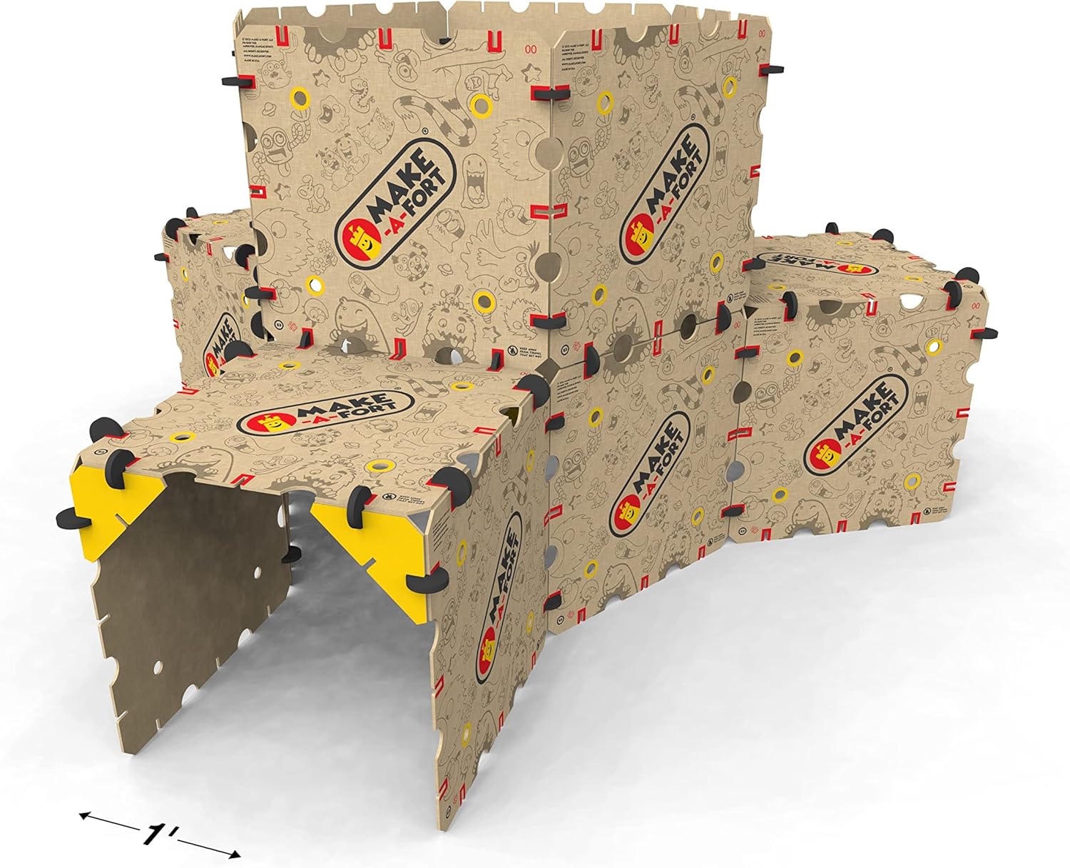 Amazon.com: Make-A-Fort Explorer Kit - Build Really Big Forts for Kids ...