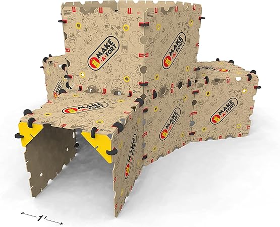 Amazon.com: Make-A-Fort Explorer Kit - Build Really Big Forts for Kids ...