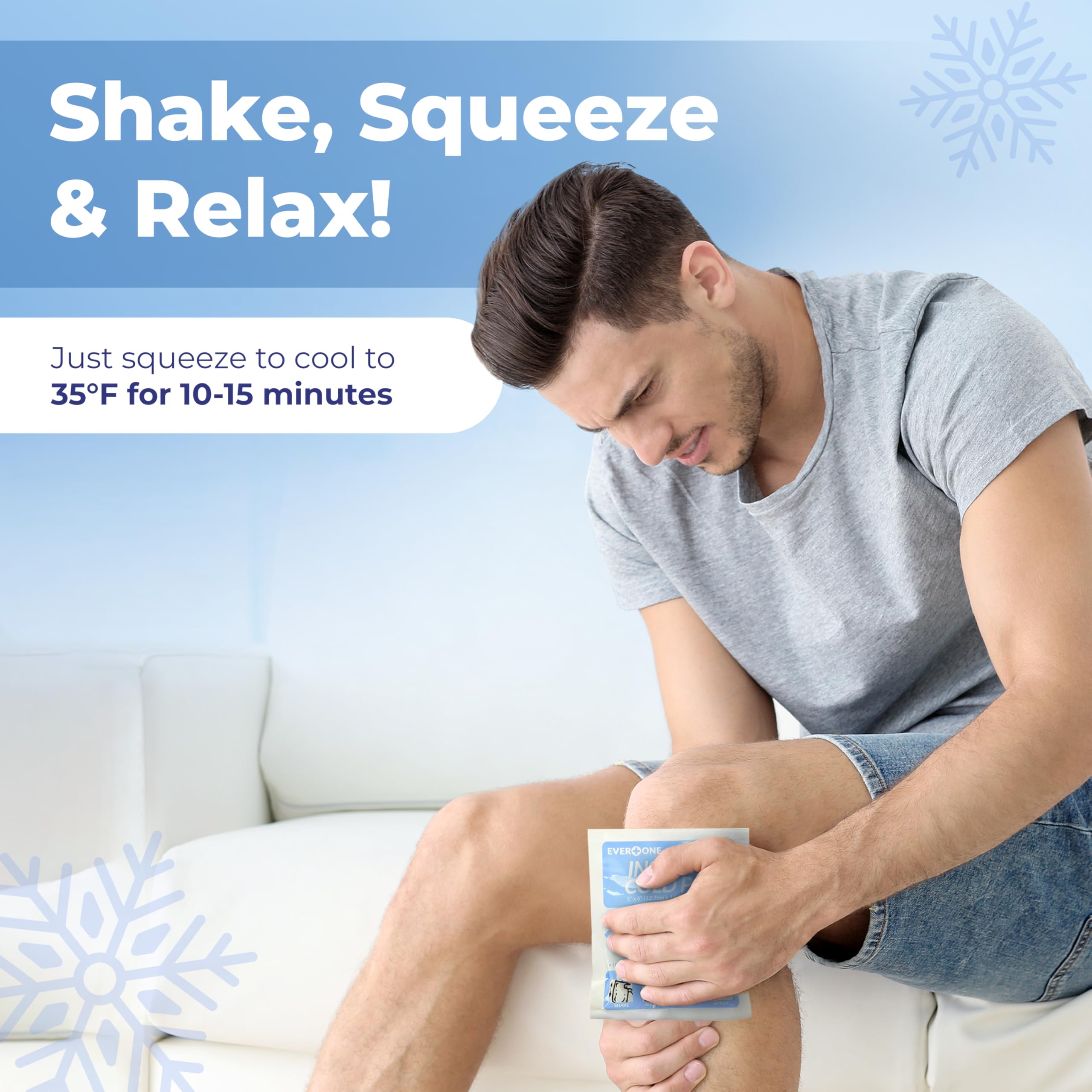 Snapklik.com : Instant Cold Pack Disposable Ice Packs Cold Therapy For ...