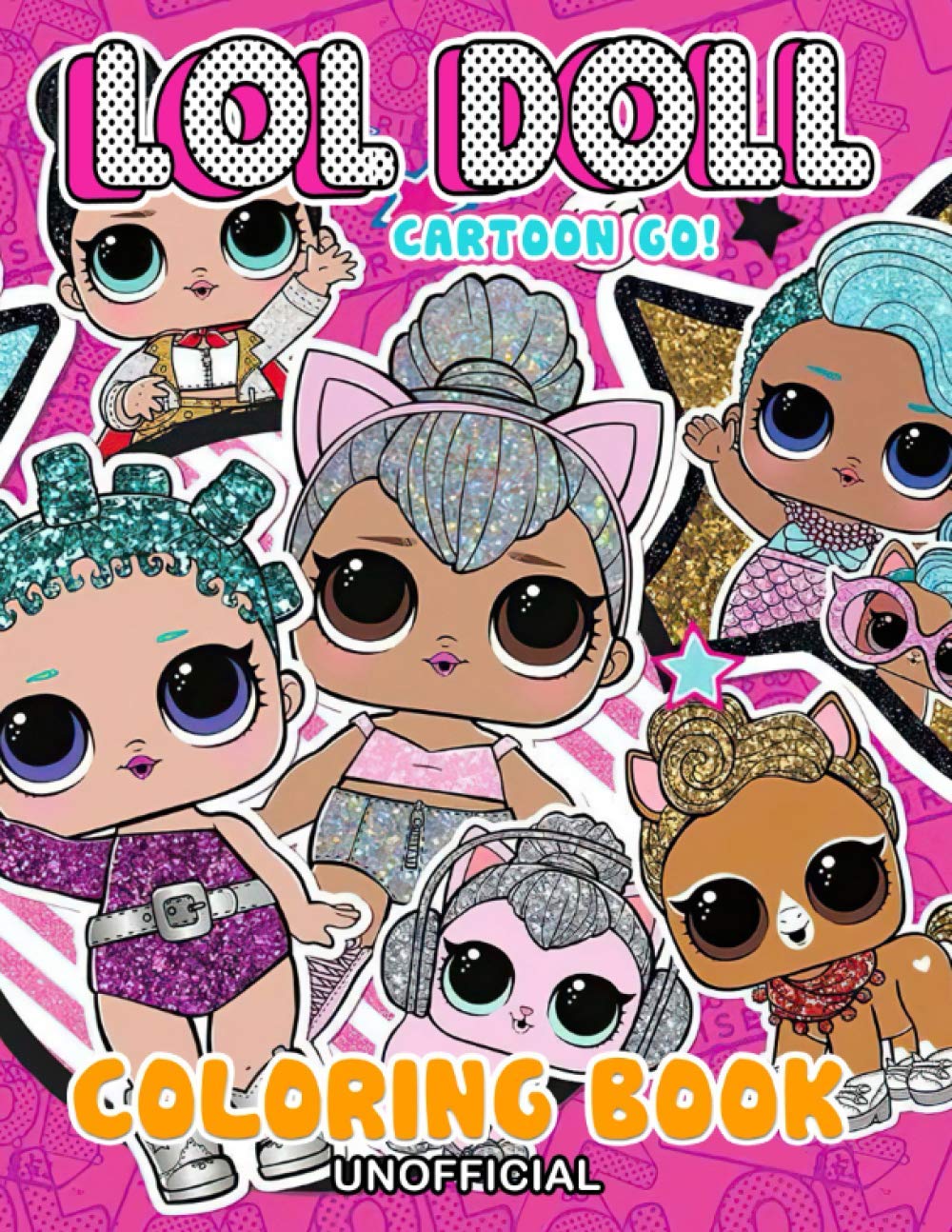 Amazon.com: Cartoon Go! - Lol Doll Coloring Book: Cute coloring pages ...