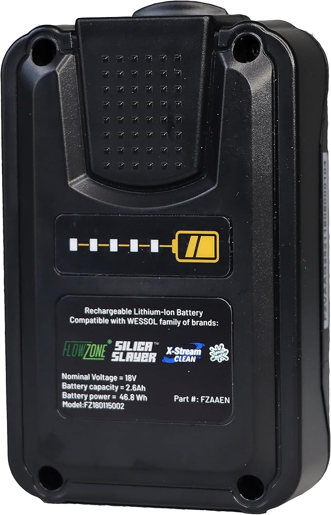 Amazon.com: FlowZone Series 2 Rechargeable Lithium-Ion Battery (18V/2 ...