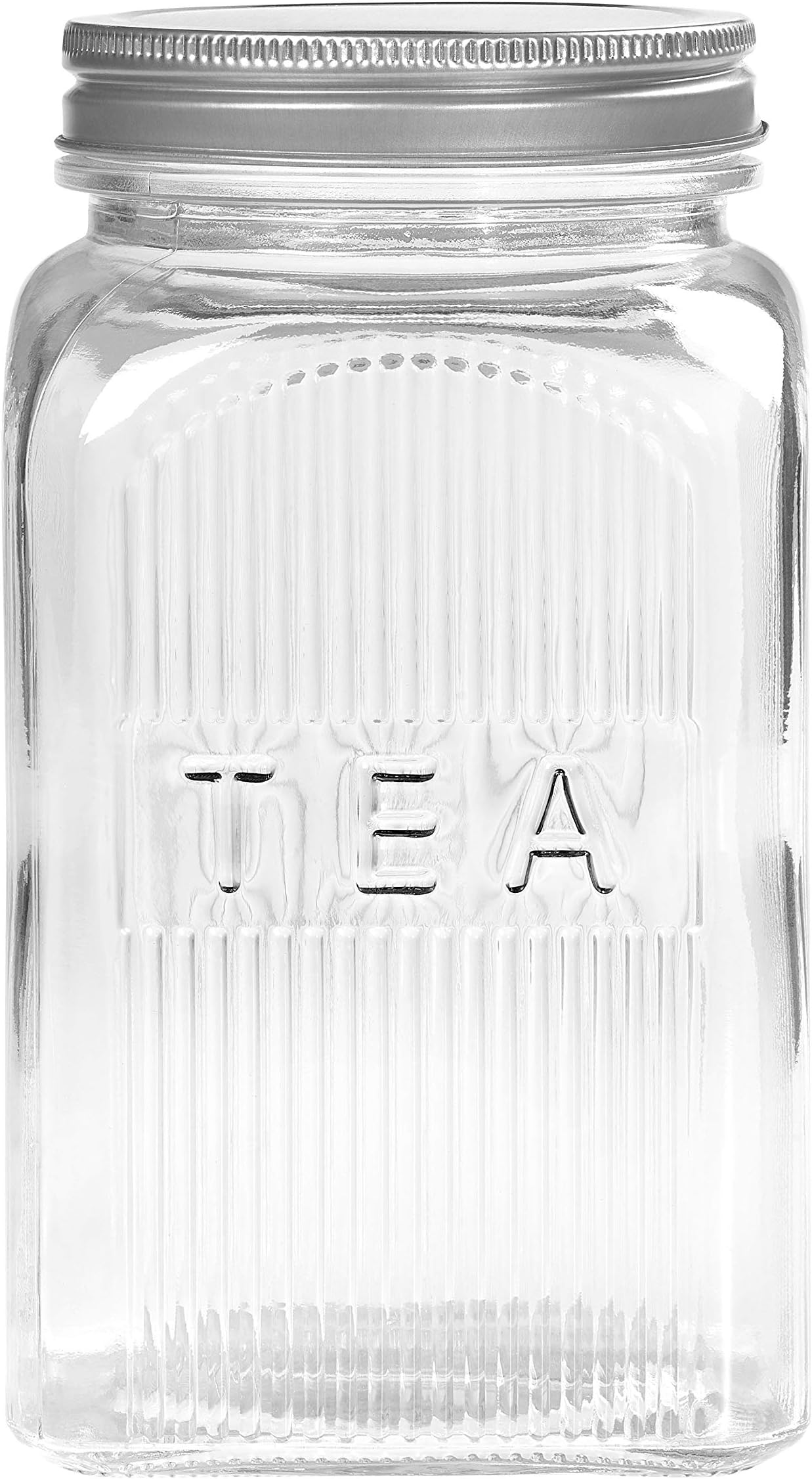 Classic Black Jap Classic Tea Caddy/Kitchen Storage Tin - 1LB - Height ...