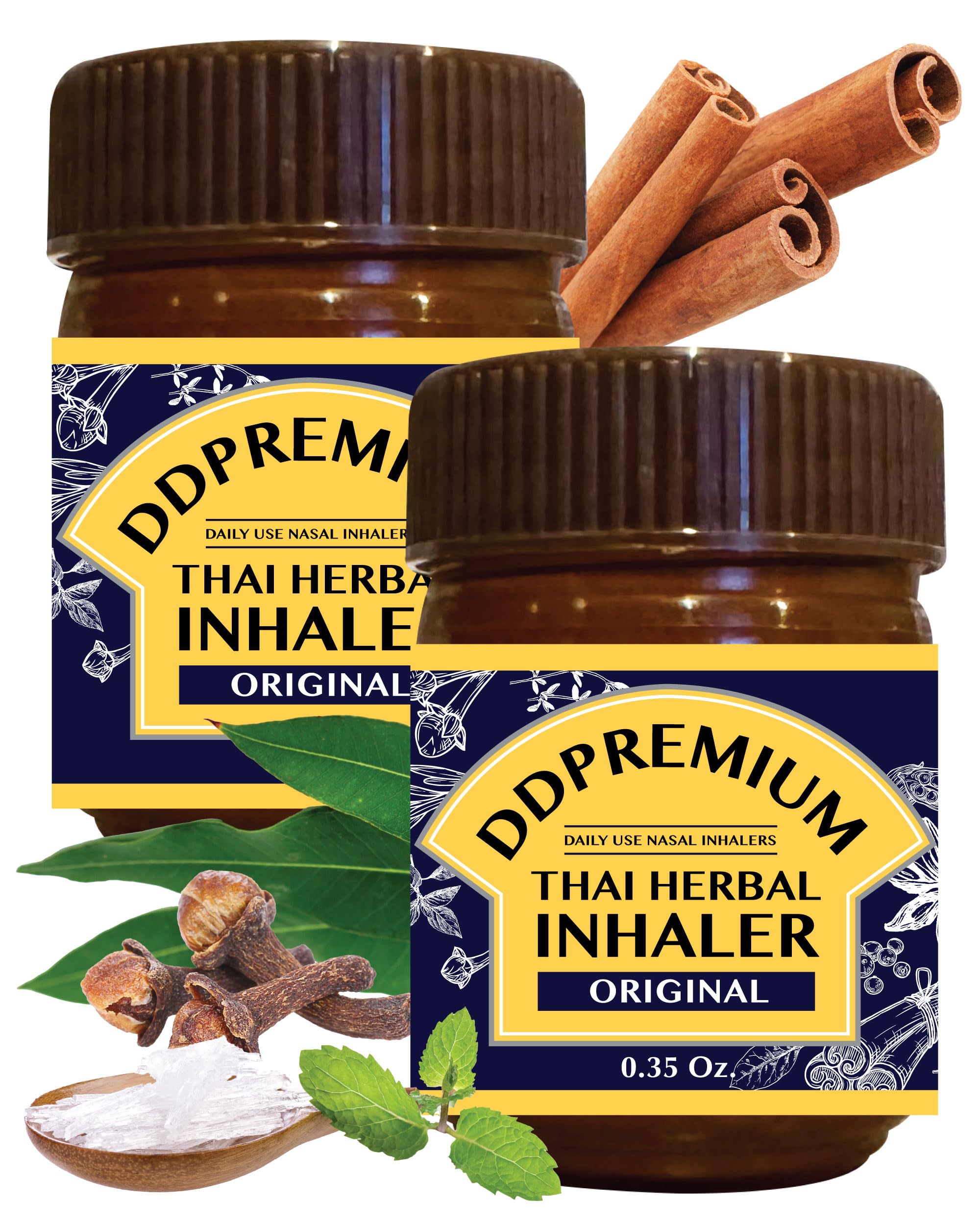 Amazon.com: DDPREMIUM Herbal Inhaler with Menthol & Essential Oil ...