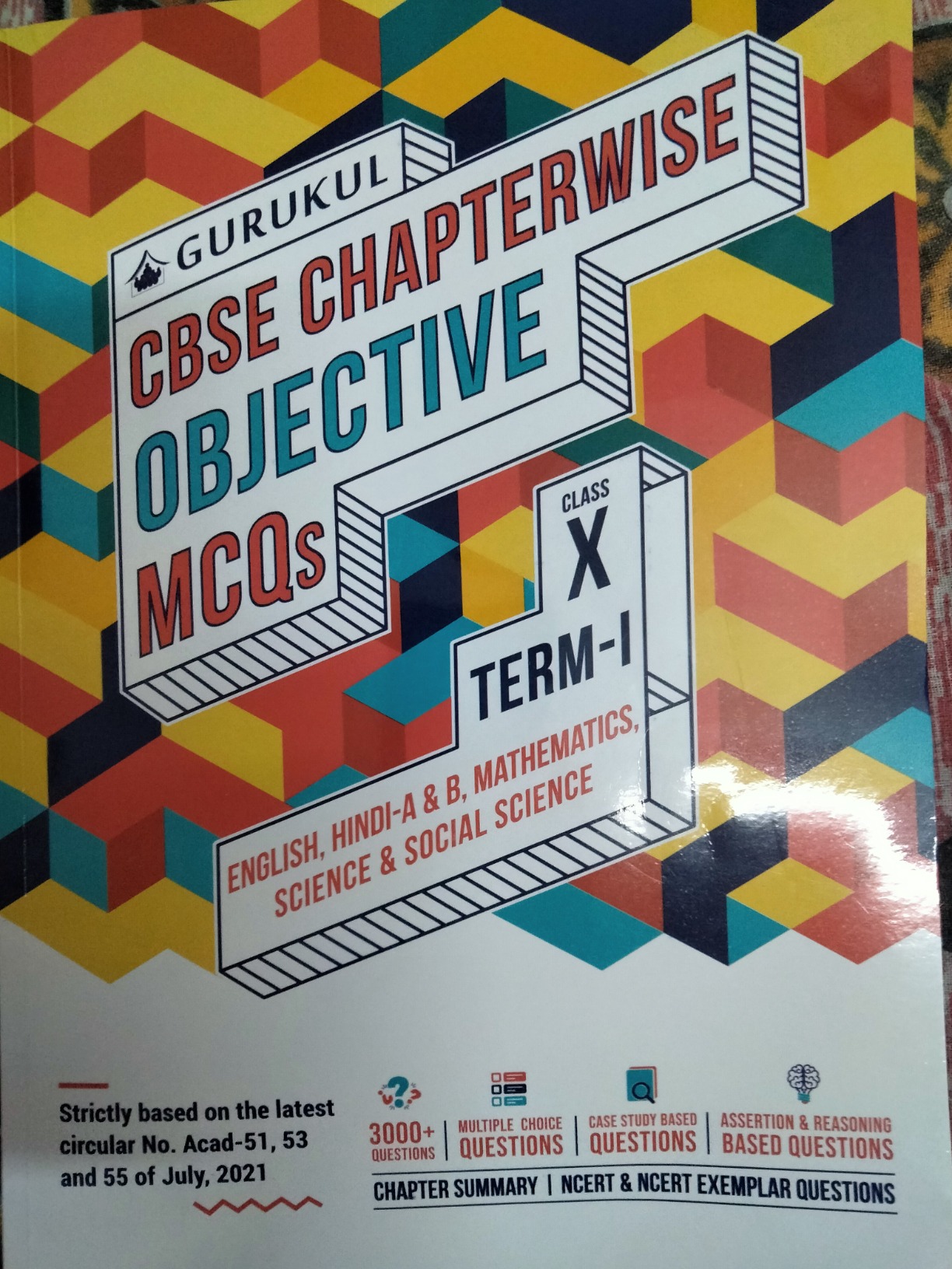 Chapterwise Objective MCQs Book for CBSE Class 10 Term I Exam : 3000 ...