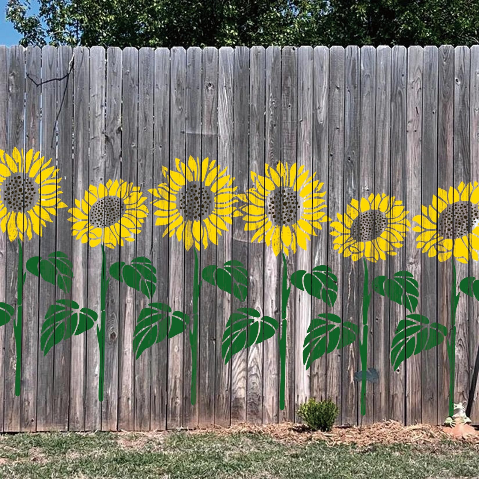 Amazon.com : Large Stencils for Painting on Wood Fence Giant Wall ...