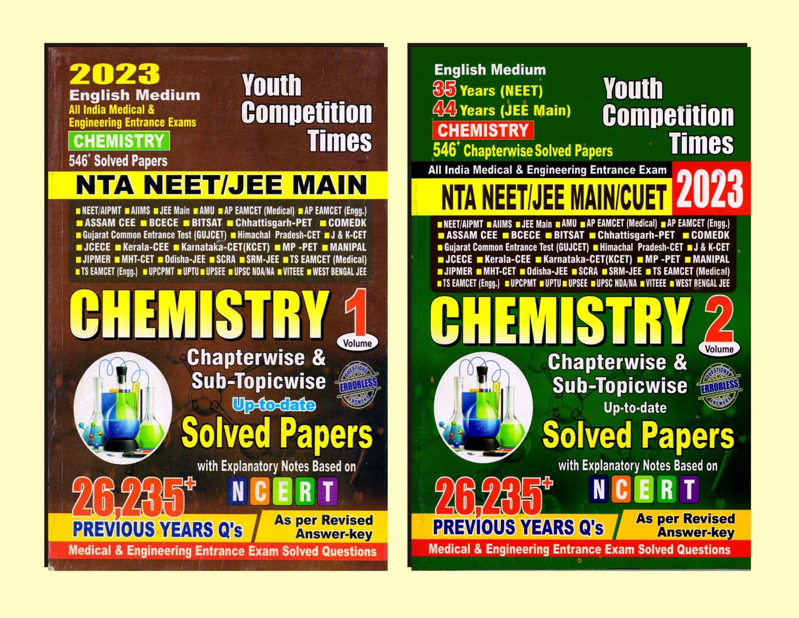 Buy Youth Competition Times Chemistry (Volume 1 + Volume 2) |NTA NEET ...