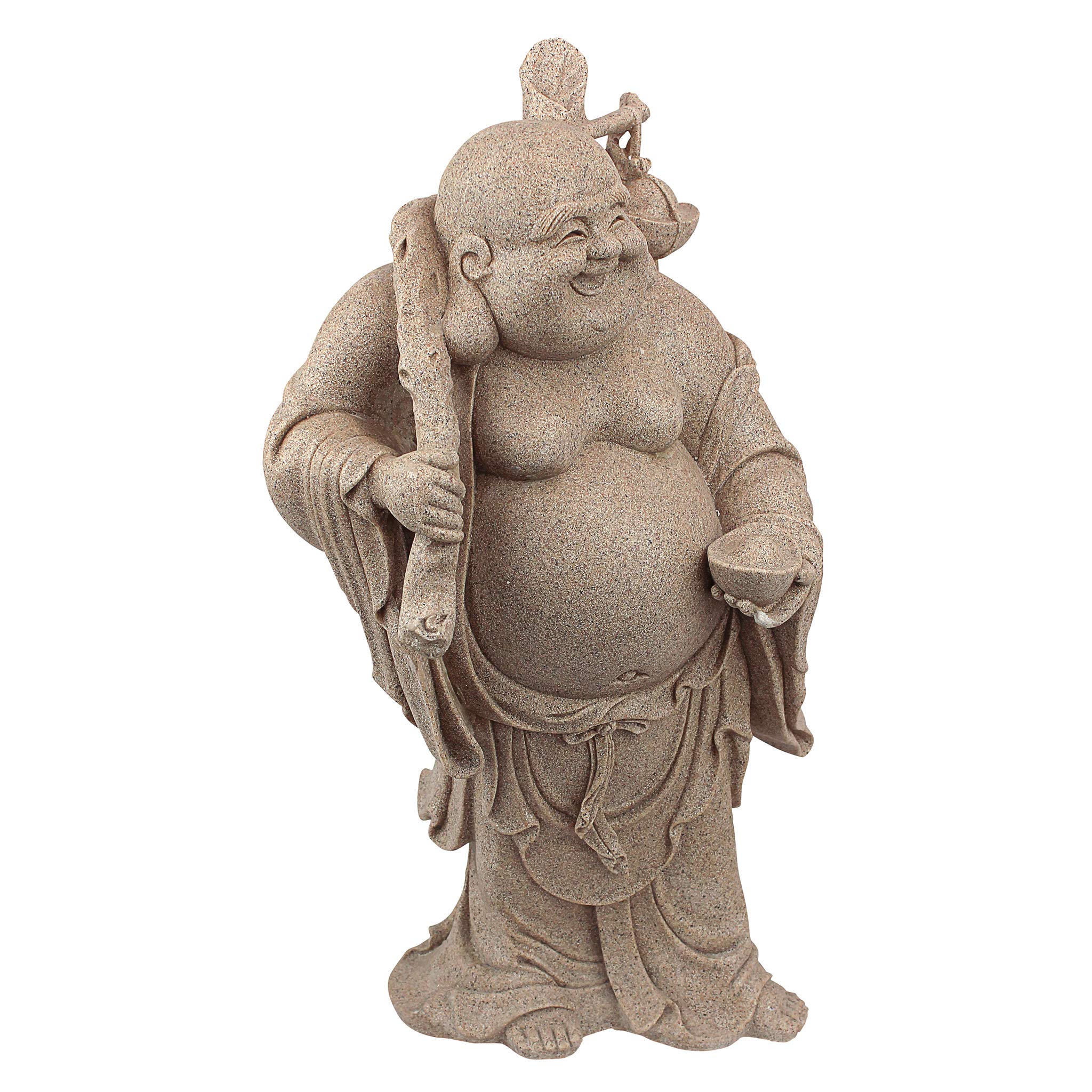 Snapklik.com : Design Toscano Wandering Happy Hotei Man Asian Garden Statue