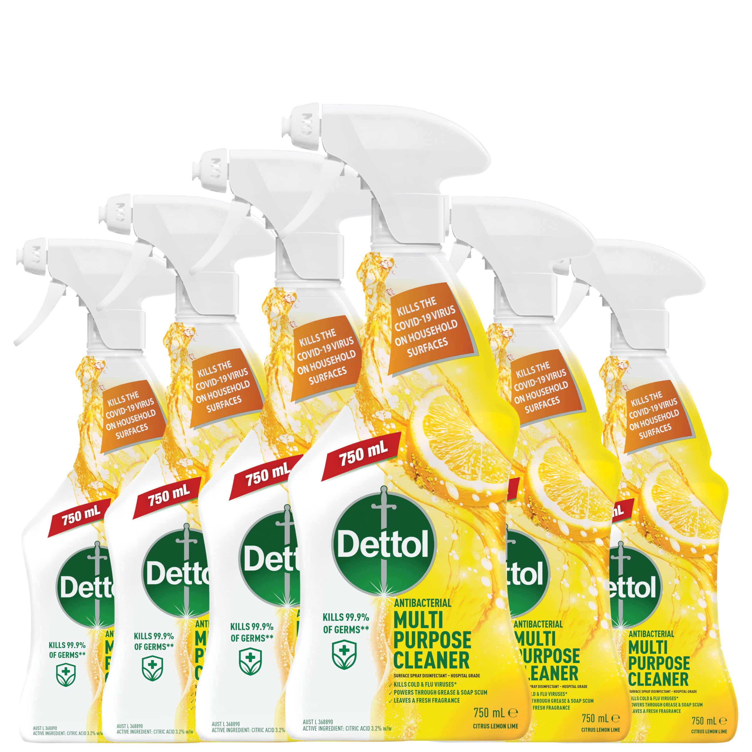 Dettol Healthy Clean Multipurpose Cleaner Trigger Spray Citrus Lemon ...