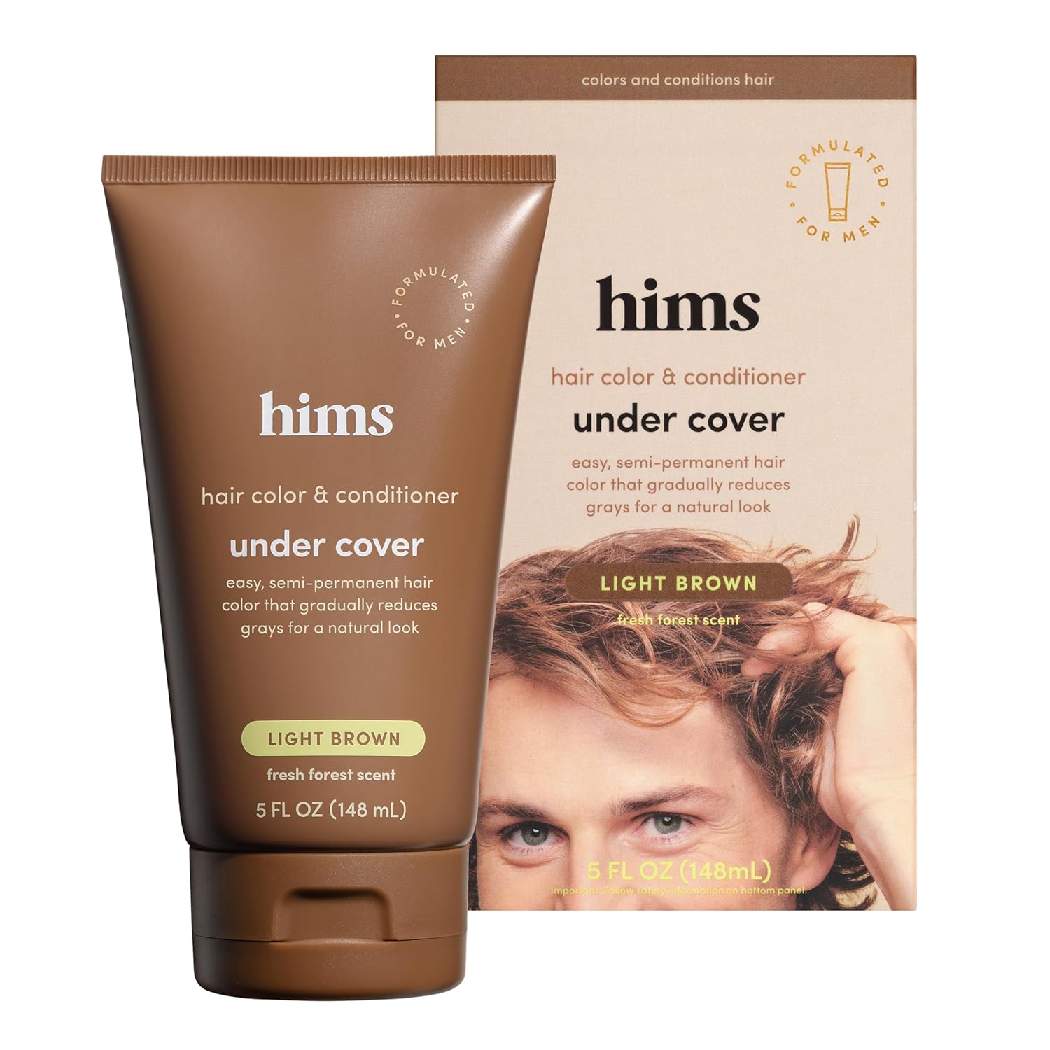 Amazon.com : HIMS & HERS Under Cover Hair Color & Conditioner - Light ...