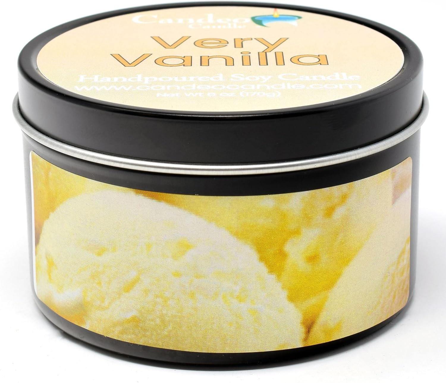 Amazon.com: Very Vanilla - Container Candle, 6 oz - Made with Beeswax ...