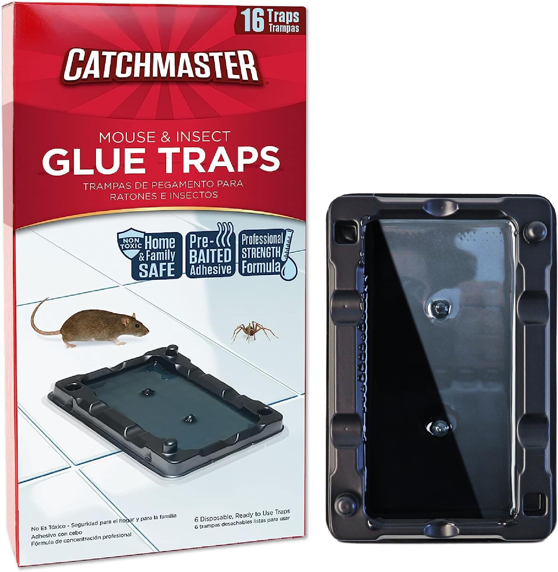 Amazon.com: Tomcat Mouse Trap with Immediate Grip Glue for Mice ...