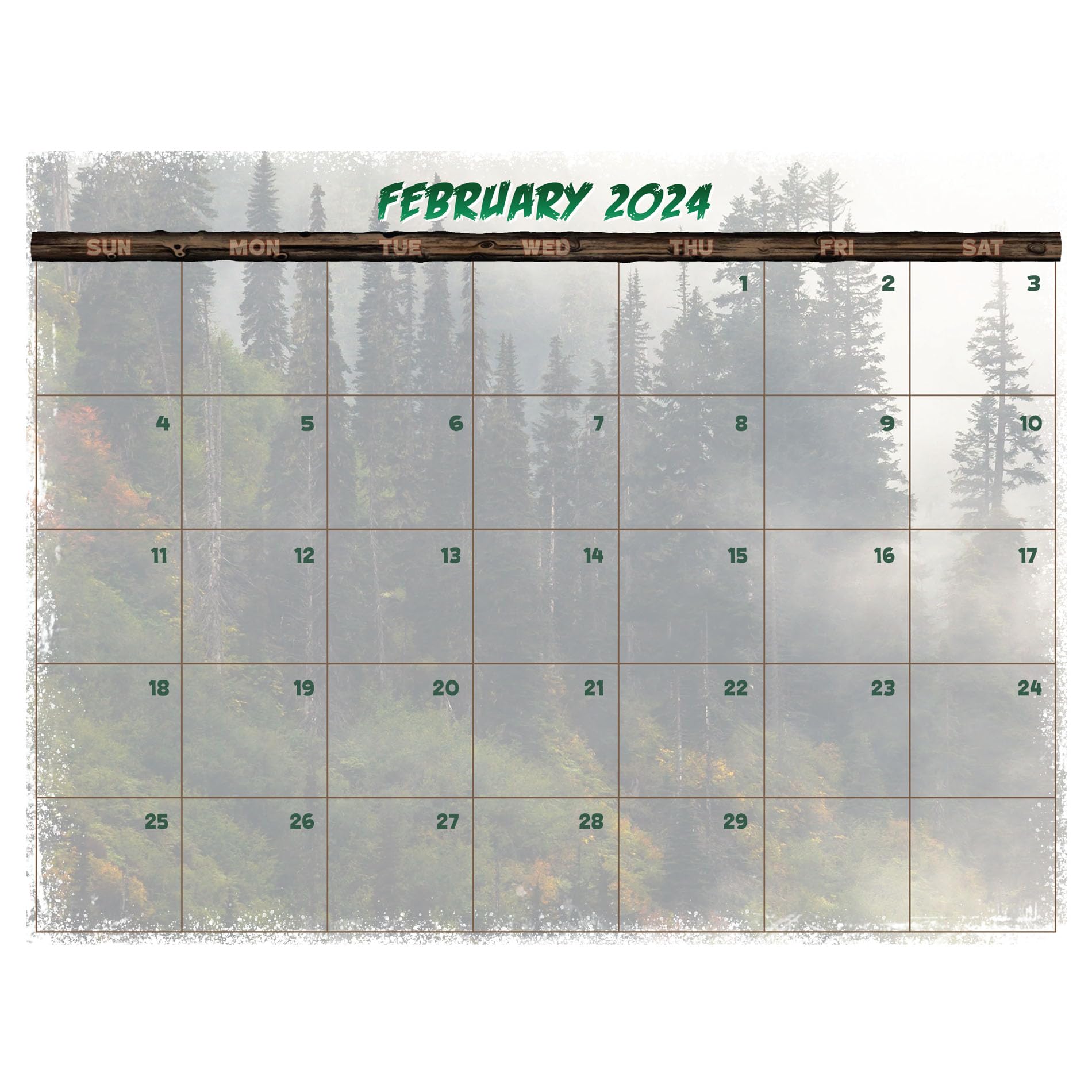 Snapklik.com : 2024 Bigfoot Calendar - 12 Month Wall Calendar - 11" X 19" Opened - Great For The ...
