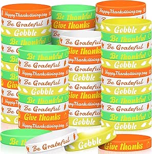 Amazon.com: Huquary Happy Thanksgiving Day Bracelets Thanksgiving ...