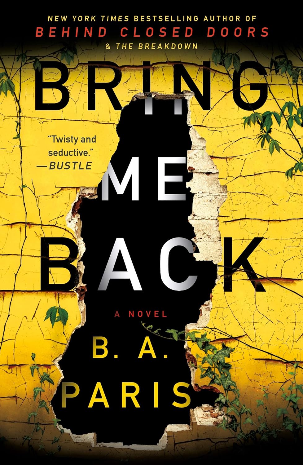 Bring Me Back: A Novel: Paris, B.A.: 9781250151346: Amazon.com: Books