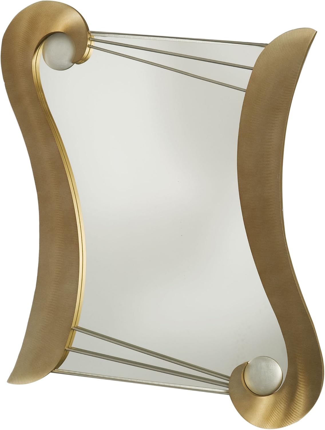 Amazon.com: Jon Gilmore Swooshball Mirror, Silver/Bronze