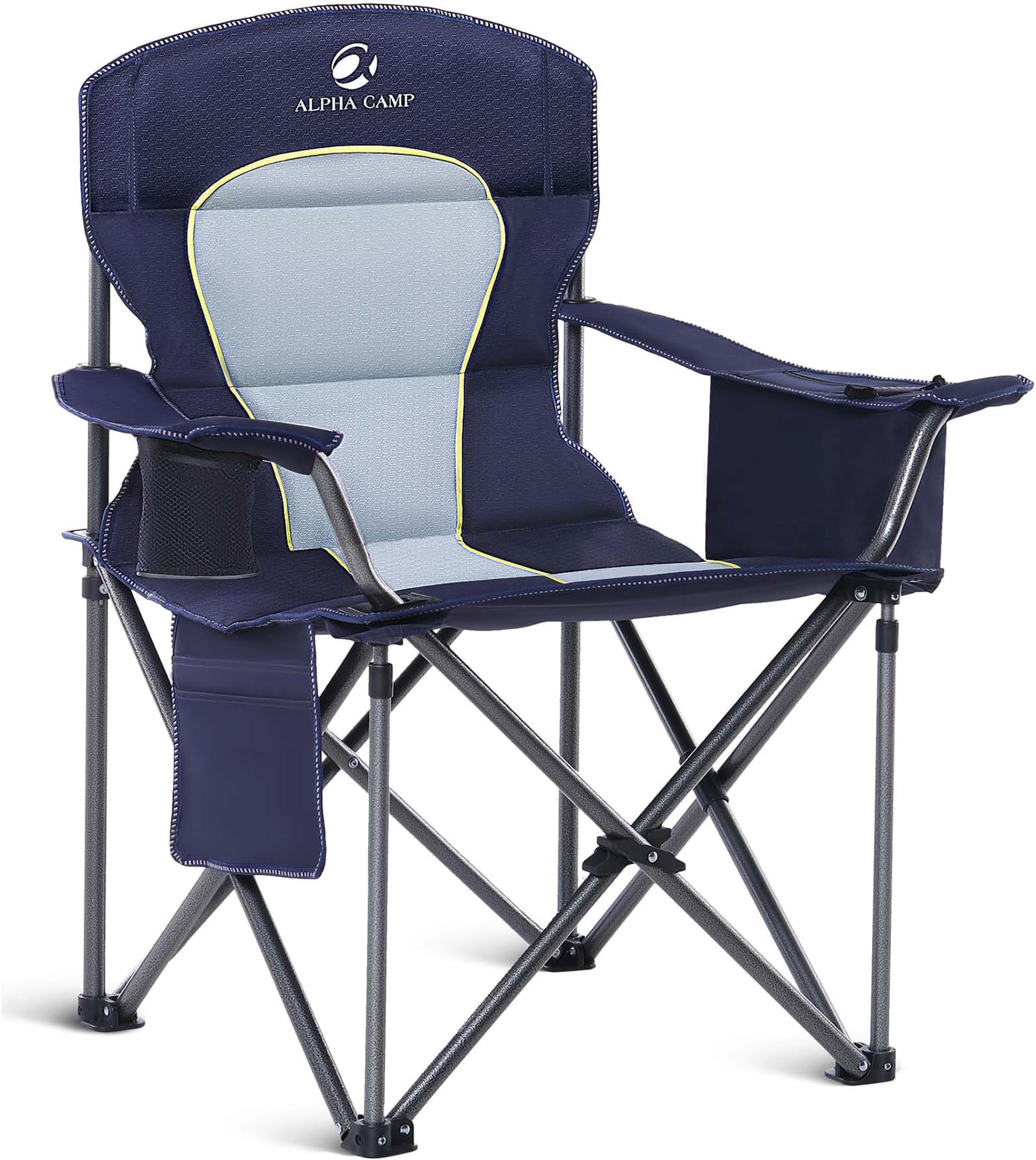 Amazon.com: HIGH POINT SPORTS Oversized Portable Camping Folding Chair ...