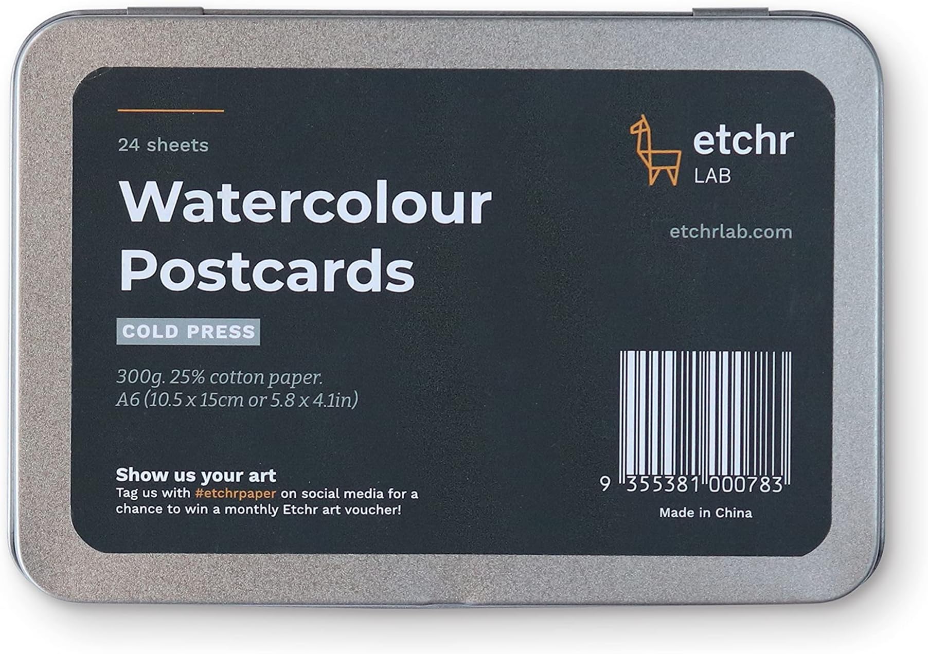 LIGHTWISH Blank Watercolor Paper Postcards, 4"x6" 140lb 300gsm Cold ...