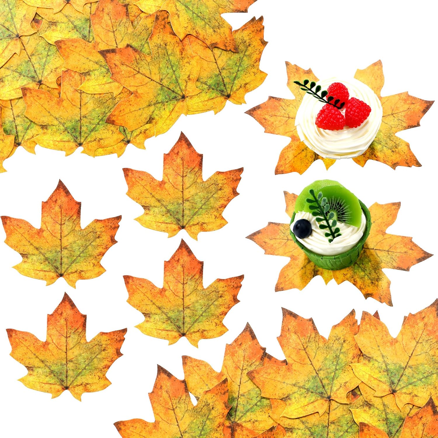 Amazon.com: Parchment Fall Leaves Thanksgiving Cheese Paper Parchment ...