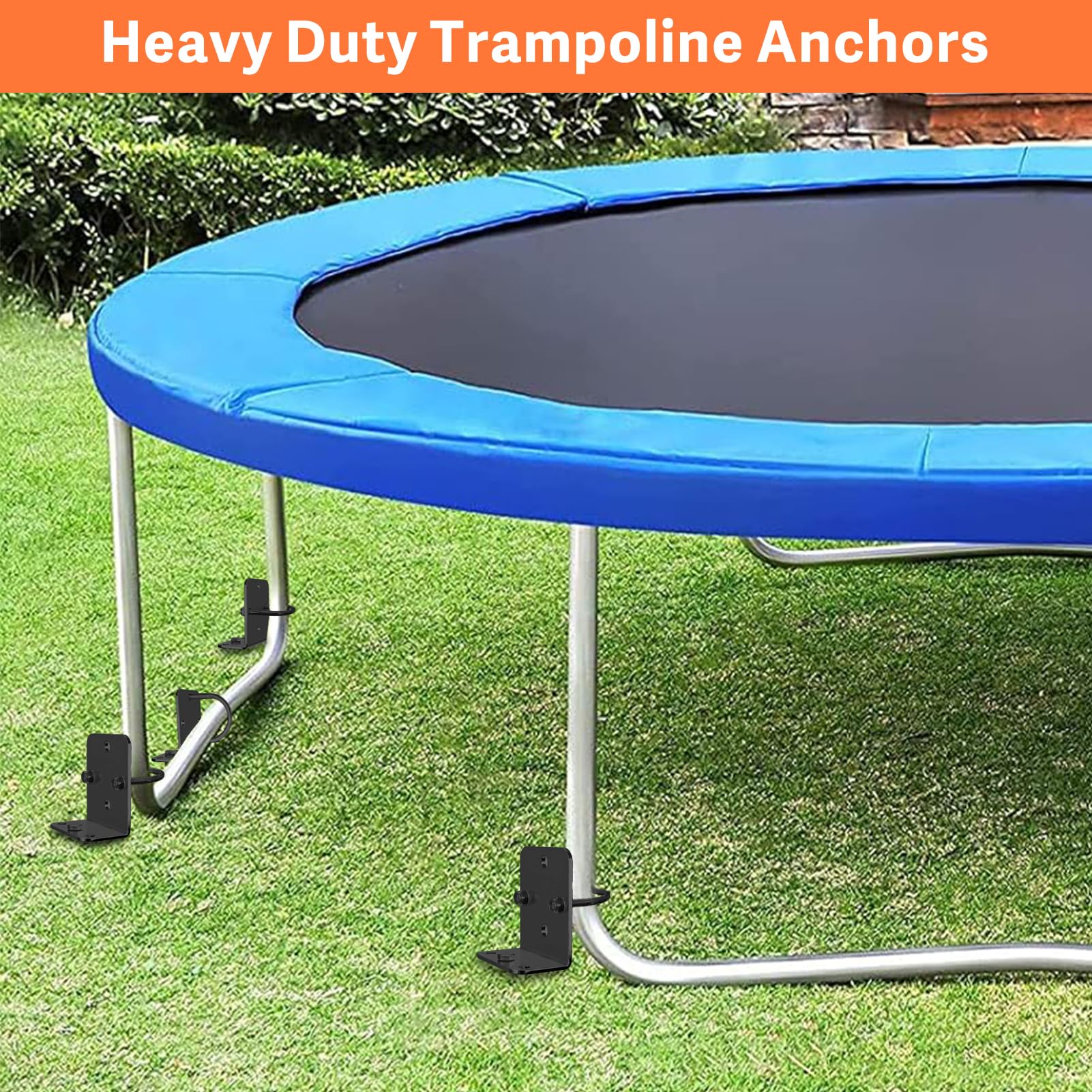 Snapklik.com : Eurmax USA Ground Anchors Heavy Duty Adjustable L-Shaped ...
