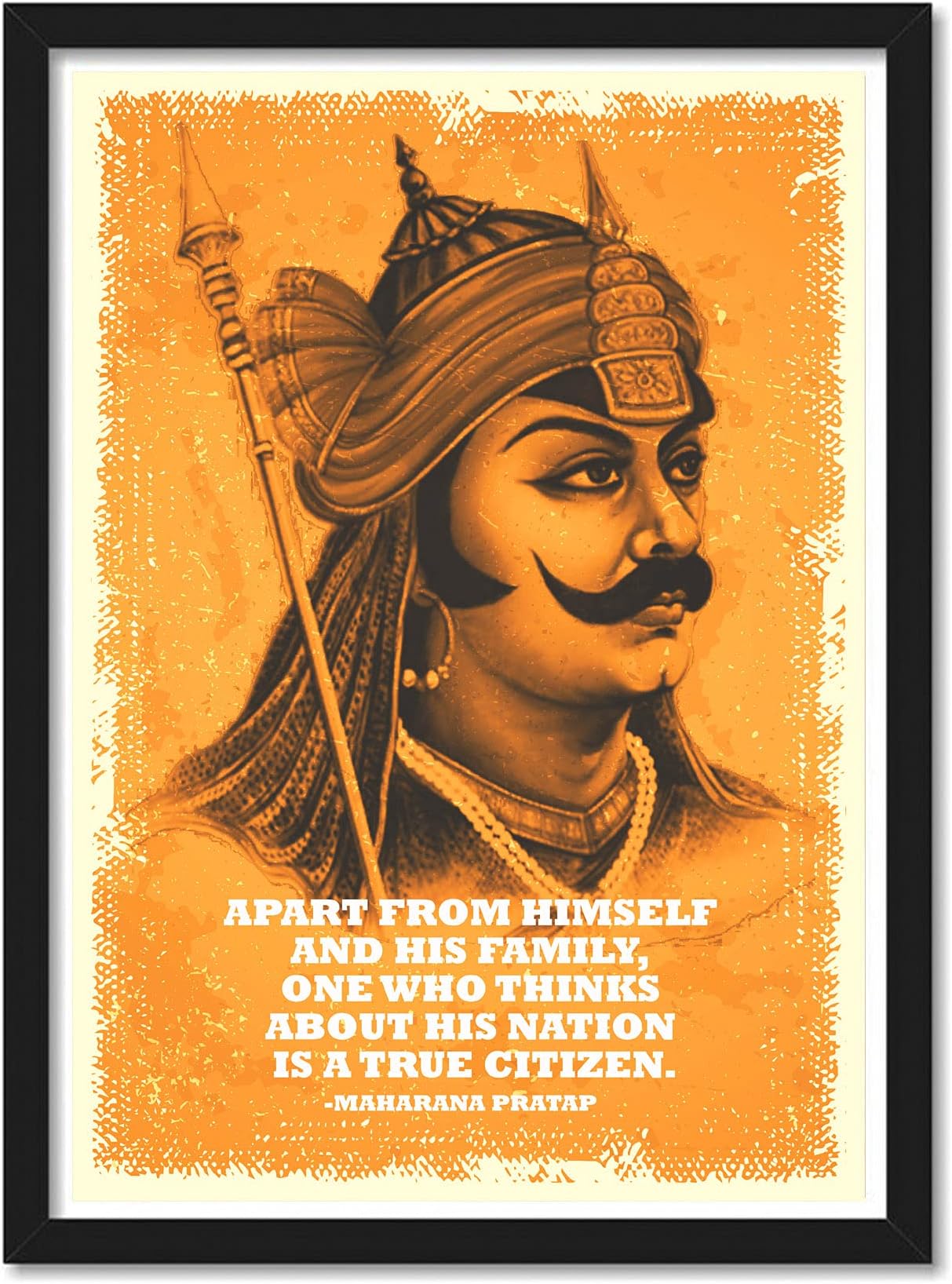 Pnf Indian Maharana Pratap Decorative Art Print Rolled Wall Poster ...