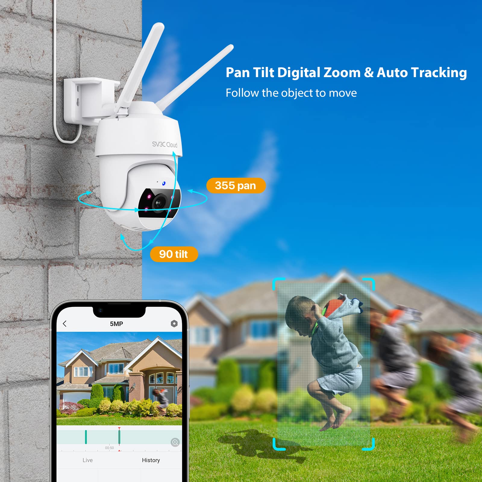 Sv3c 5mp Ptz Wifi Camera Outd B0bghwfmnz Encarguelo