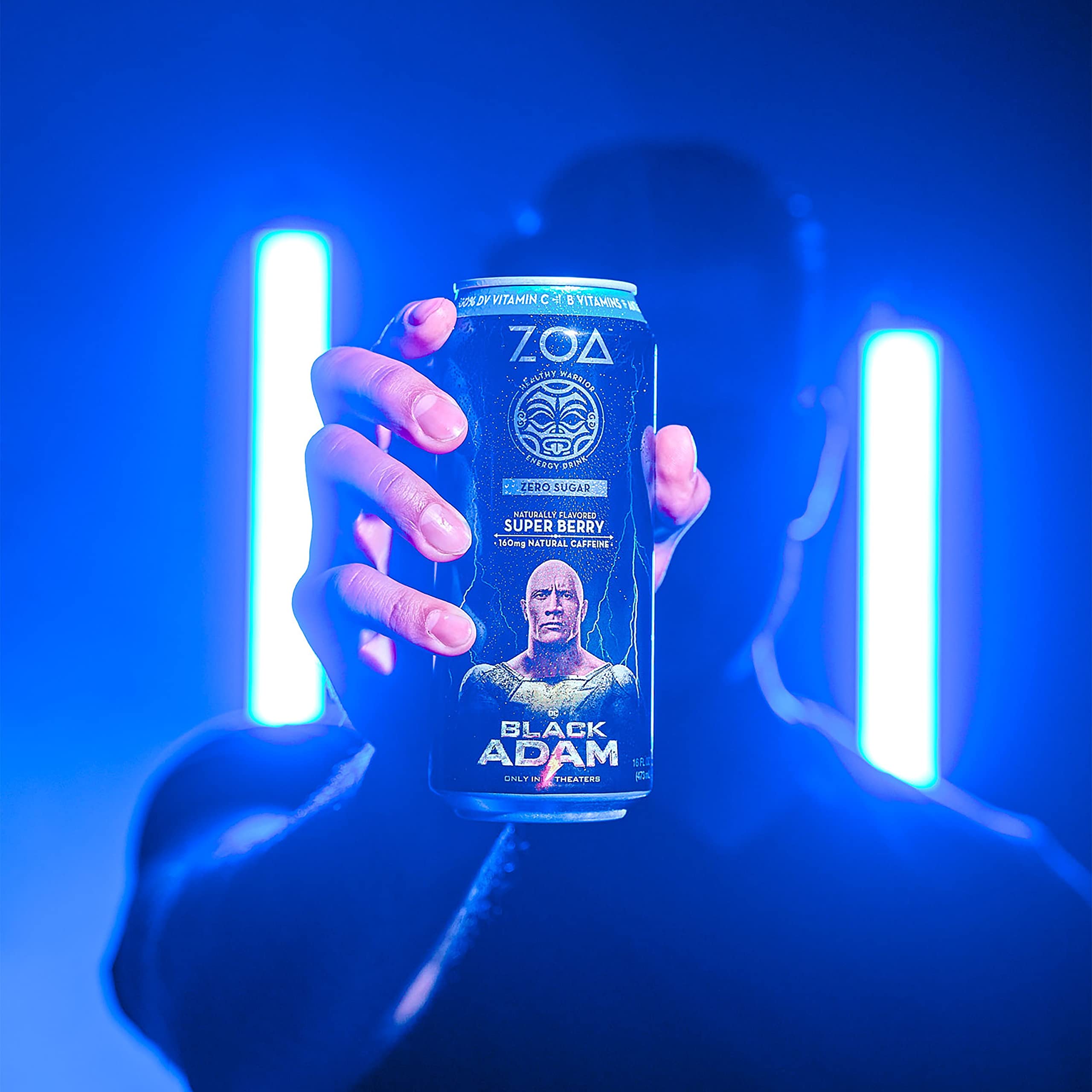 Snapklik.com : ZOA Zero Sugar Energy Drinks, Super Berry - Sugar Free