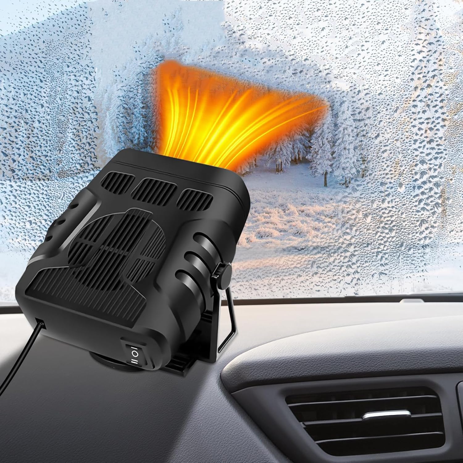 Amazon.com: 12V 200W Car Heater Defroster,Upgraded 2 in 1 Auto Car ...
