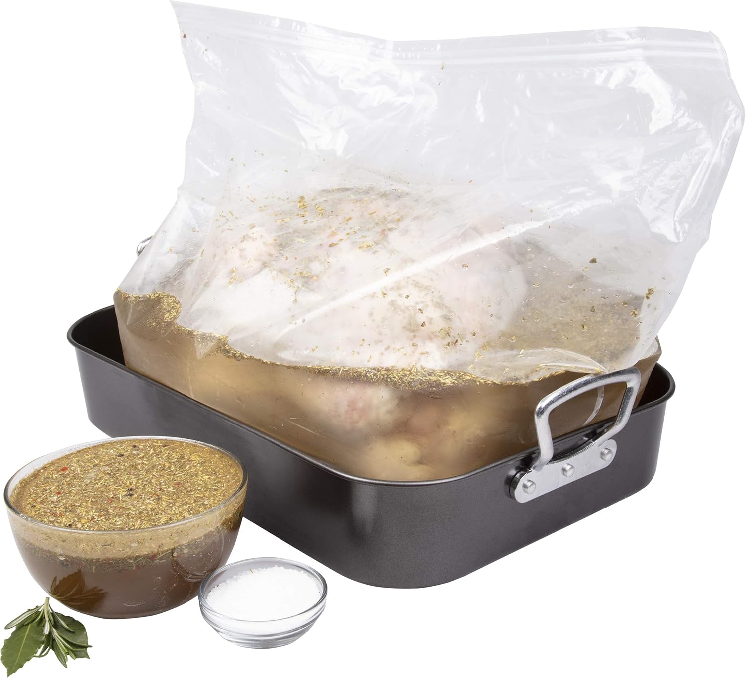 Amazon.com: Good Cooking Turkey Brine Kit for up to 20 LB Turkey ...
