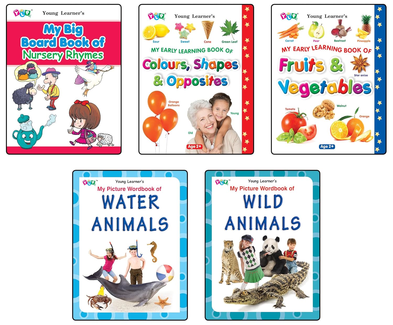 My Big Board Book of Nursery Rhymes+My Early Learning Book of Colours ...