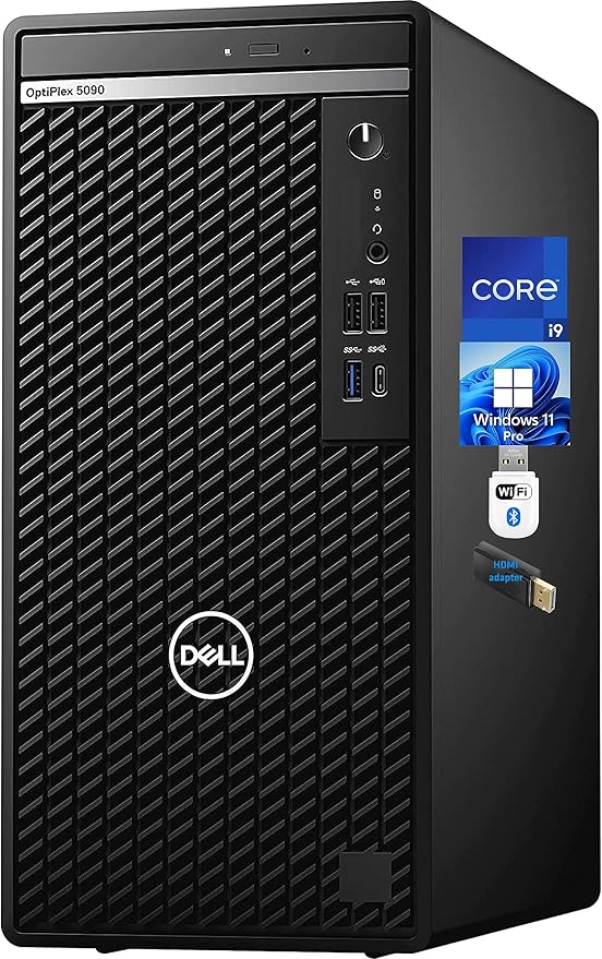 Amazon.com: Dell OptiPlex 5090 Tower Desktop Computer, Intel i9-11900K ...