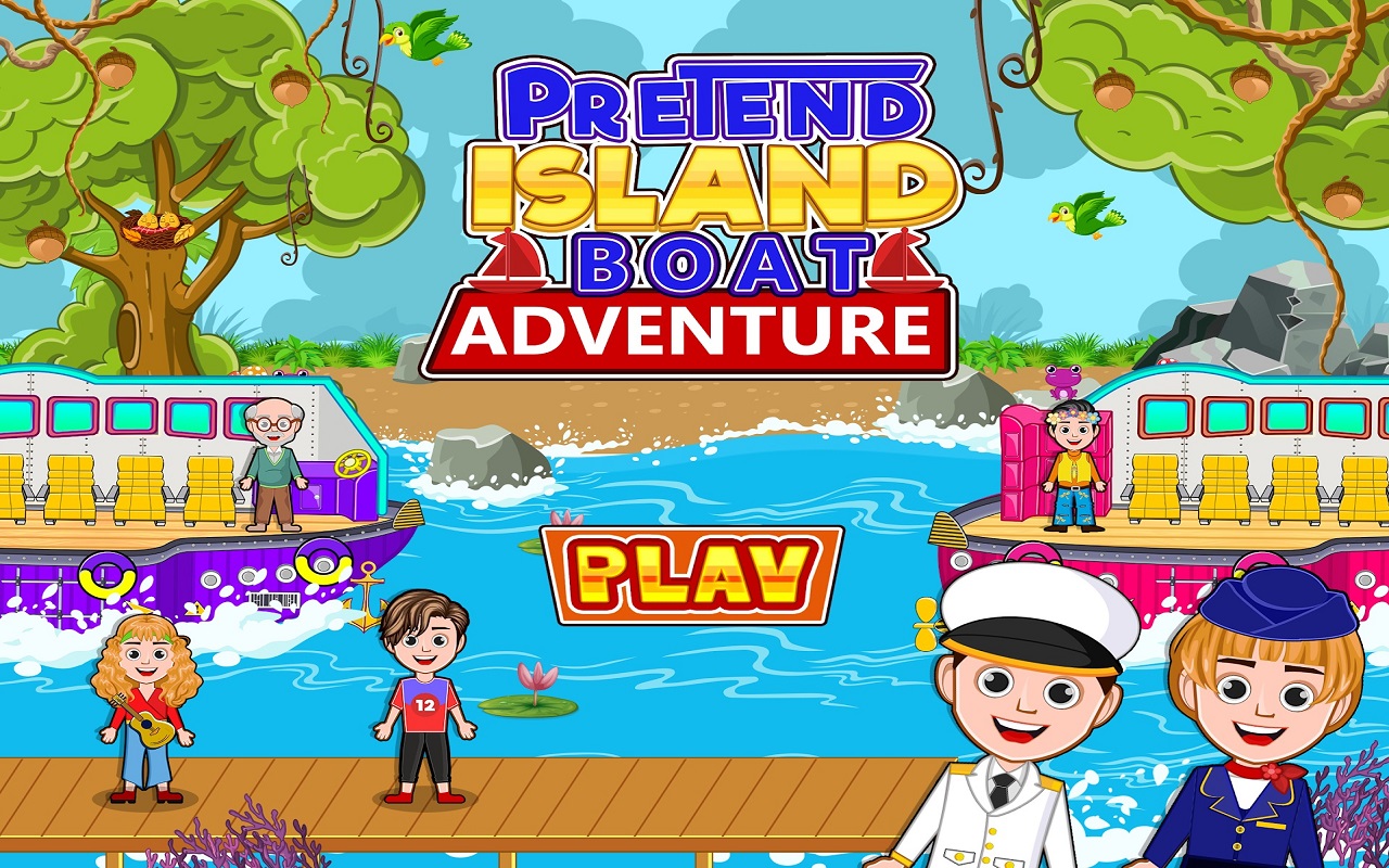 Pretend Island Boat Adventure - Fun Town Life Games - App on the Amazon ...