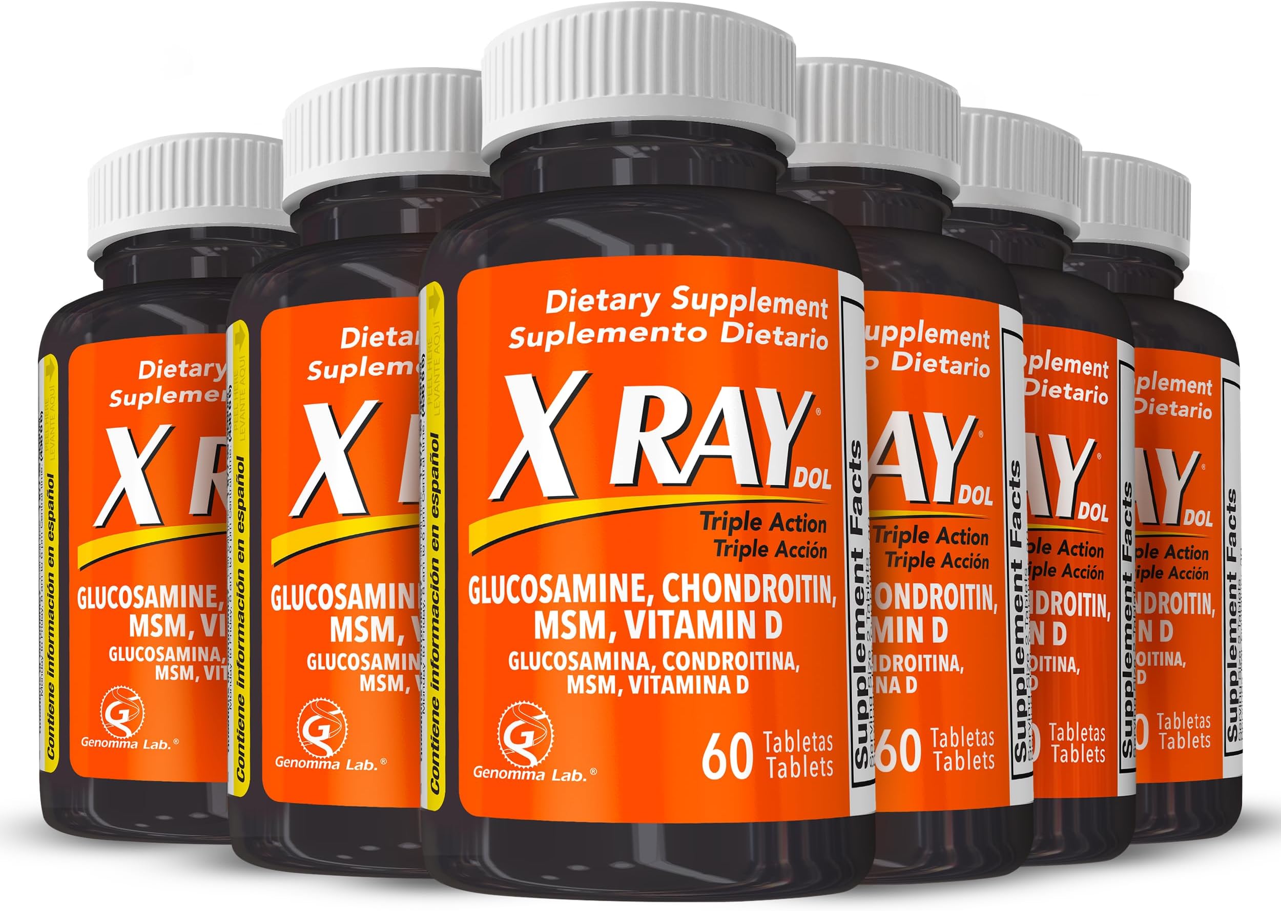 Amazon.com: X Ray Dol Triple Action Glucosamine Chondoitin Joint ...
