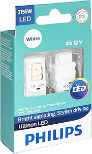 Philips 3155 Ultinon LED Bulb (White), 2 Pack : Amazon.ca: Tools & Home ...