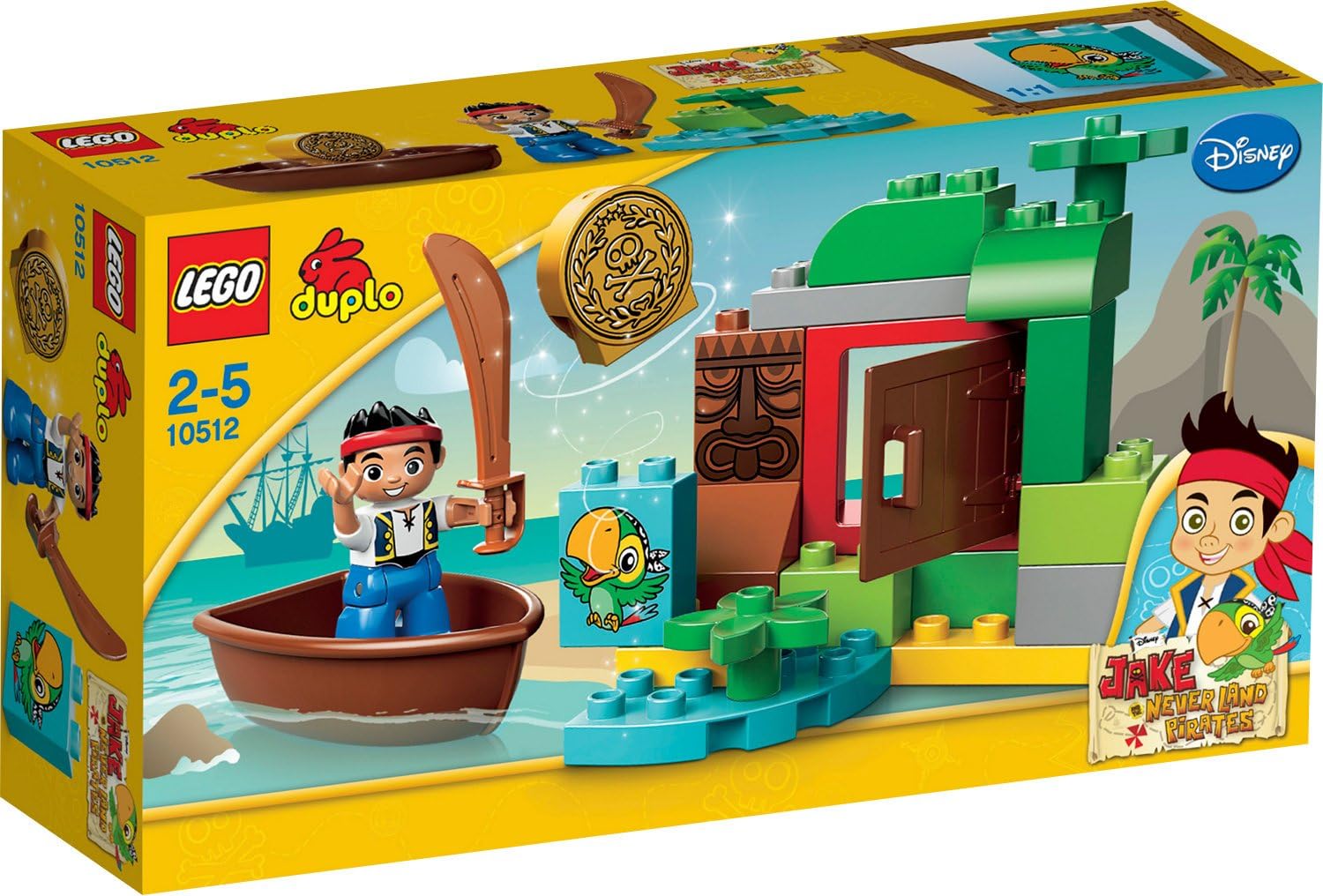 LEGO Duplo Jake 10512 - La Caccia al Tesoro di Jake : Amazon.it: Giochi ...