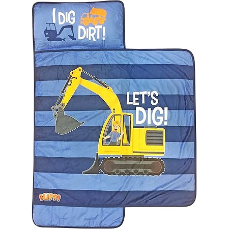 Amazon.com: Jay Franco Bluey Sisters Nap Mat – Built-in Pillow and ...