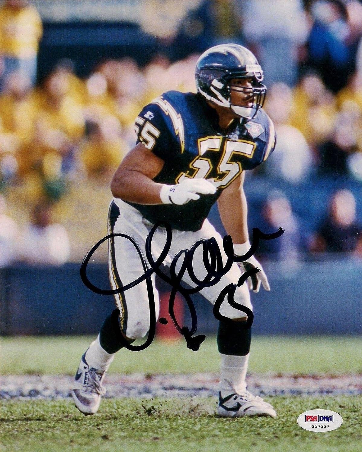 Junior JR Seau Signed Chargers 8x10 Photo COA Auto Autograph San Diego ...