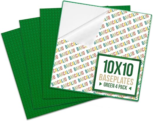 Amazon.com: Peel-and-Stick Baseplates - 10 Inch x 10 Inch Baseplate ...