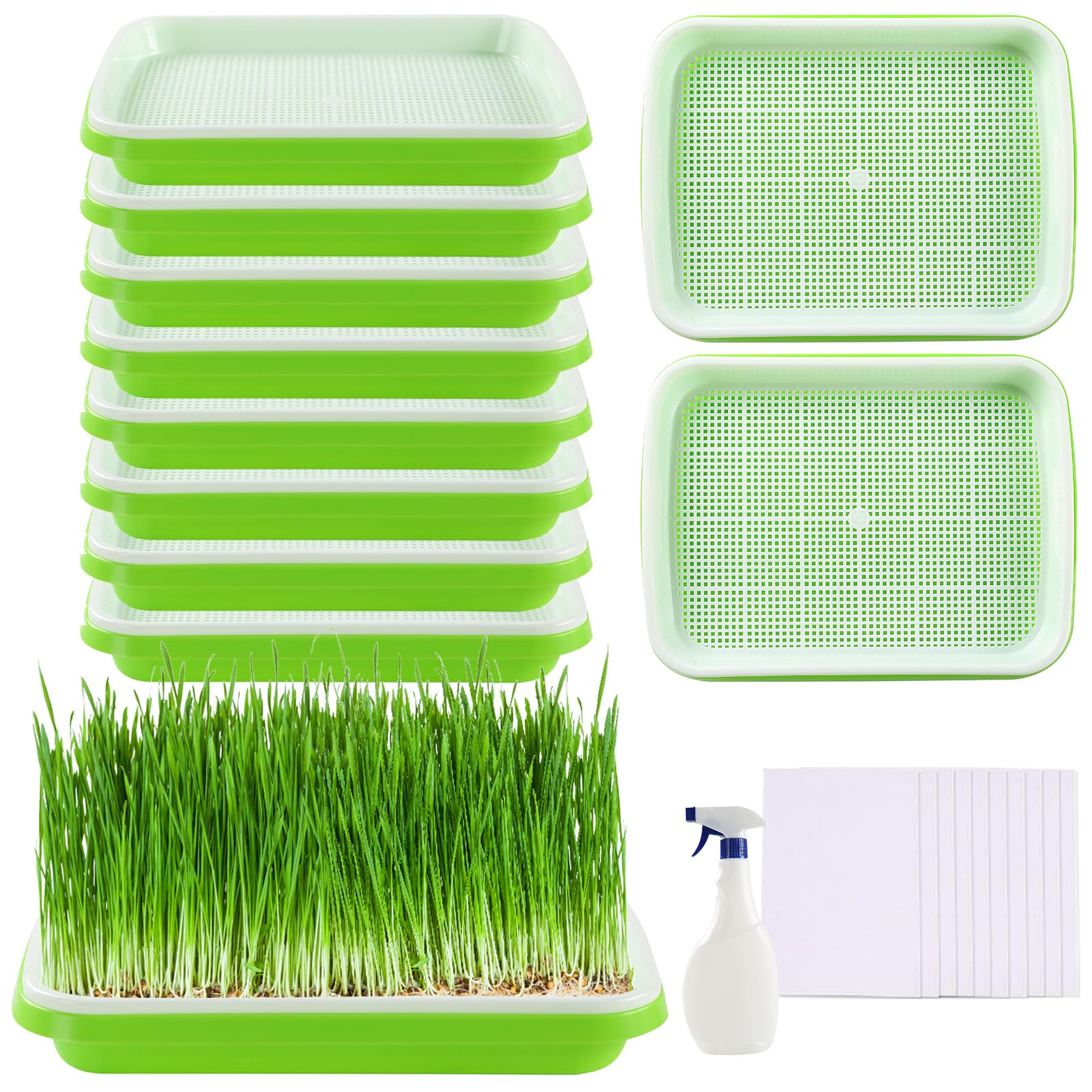 Snapklik.com : MYFULLY 10 Packs Seed Sprouter Tray BPA Free Nursery ...