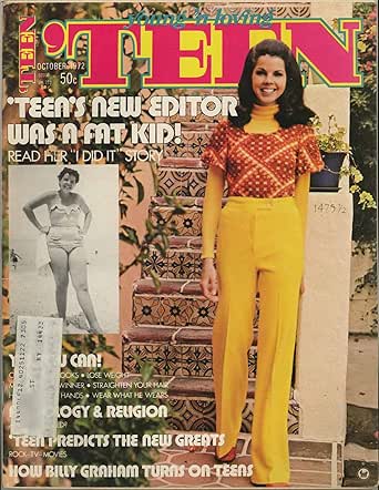Teen Magazine - October 1972 - Fashion Beauty & Entertainment for Young ...