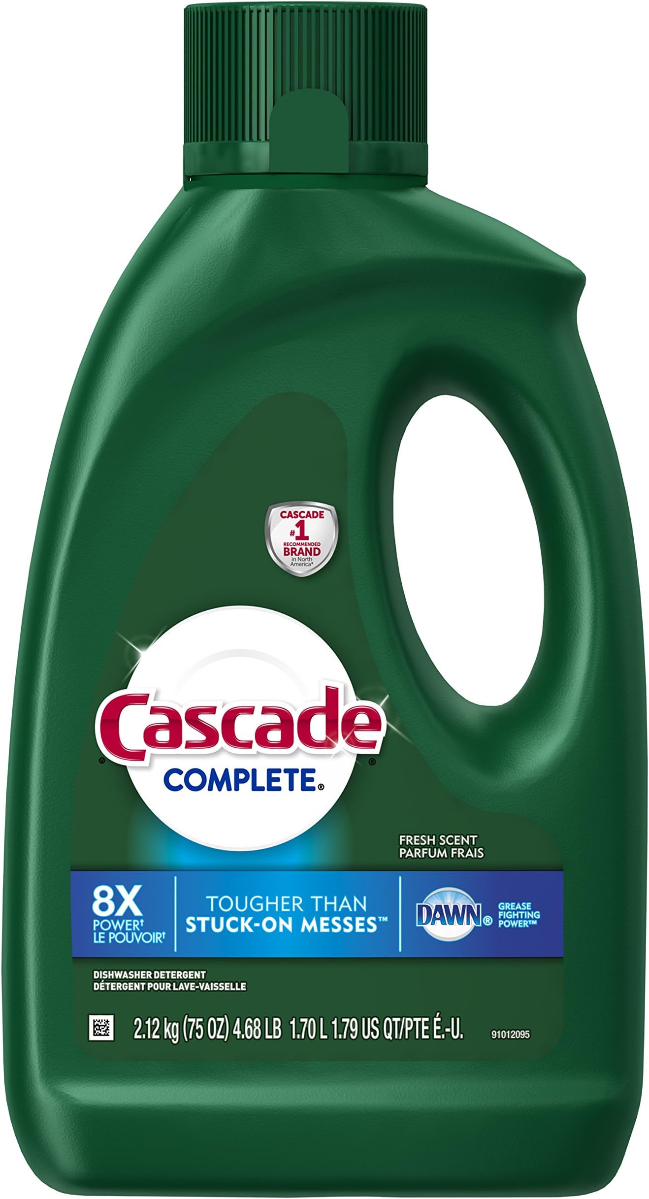 Amazon.com: Cascade Complete Gel All-in-1 Dishwasher Detergent - 75 oz ...