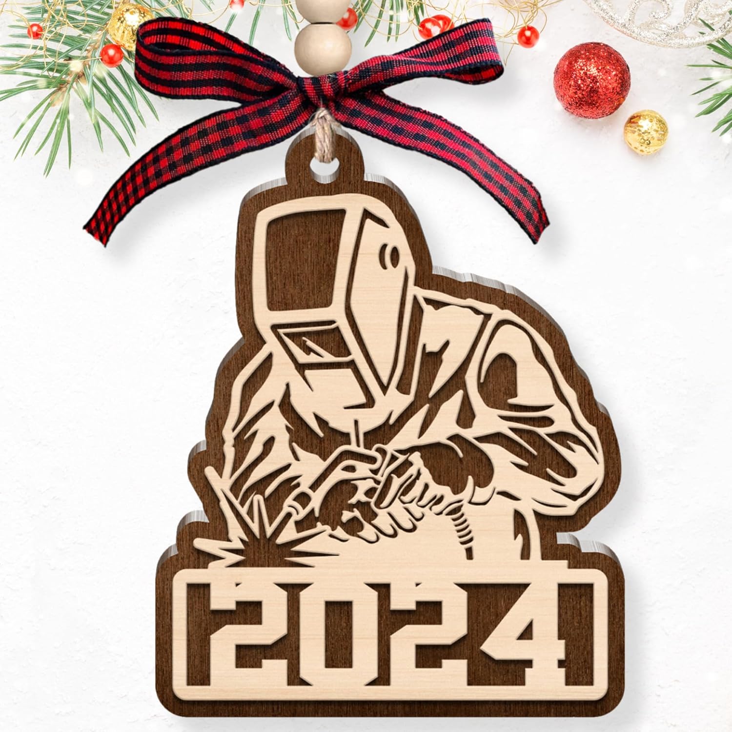Amazon.com: Welder Ornaments - Welder Christmas Ornament, Metal Worker ...