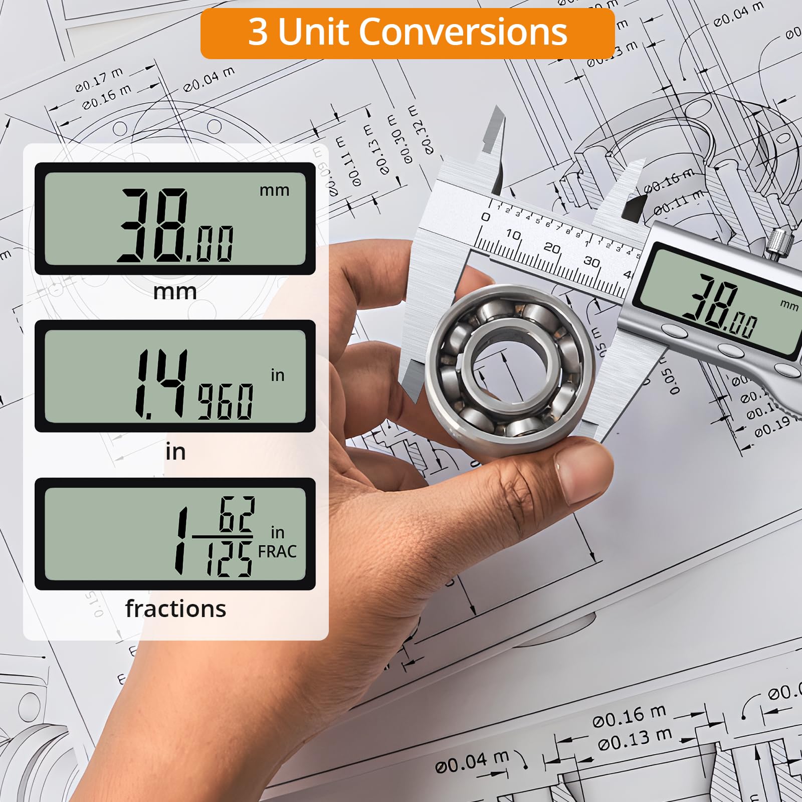 Snapklik.com : Neoteck 6 Inch Digital Caliper And Feeler Gauge Set ...